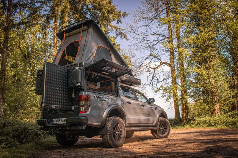 FORD RANGER RAPTOR CANOPY CAMPER - BIVOUAC - Tous les accessoires et ...